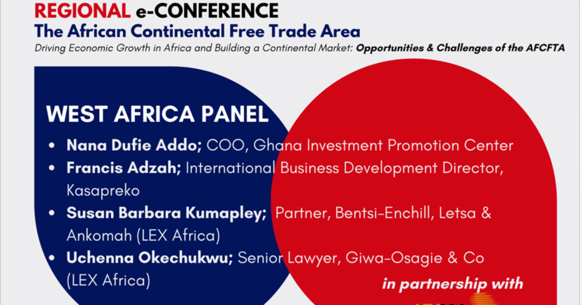 West Africa Panel | AfCFTA Regional e-Conference | CCI France Kenya