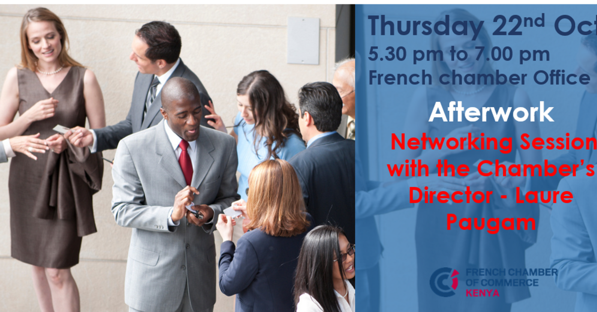 Afterwork: Networking Session with the Chamber’s Director - Laure ...